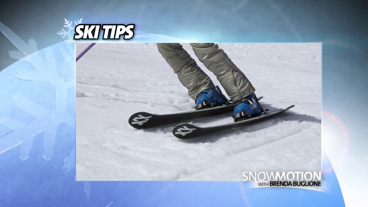 SnowMotion 2018 Ski Tip - Edging - YouTube