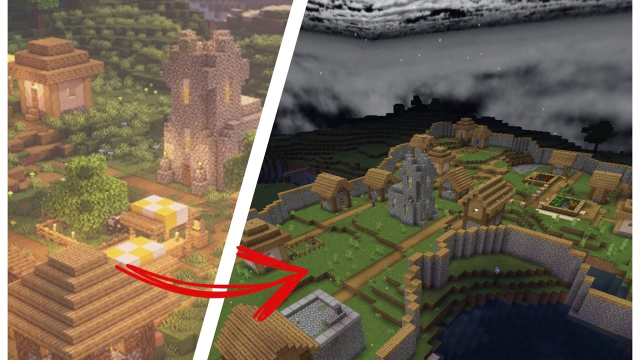 I rebuild a village in Minecraft! ep.5,s.2 - YouTube