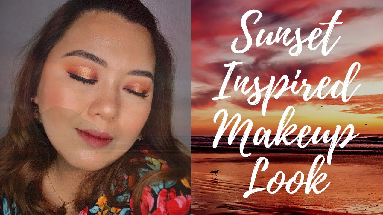 Sunset Inspired Makeup Look - YouTube