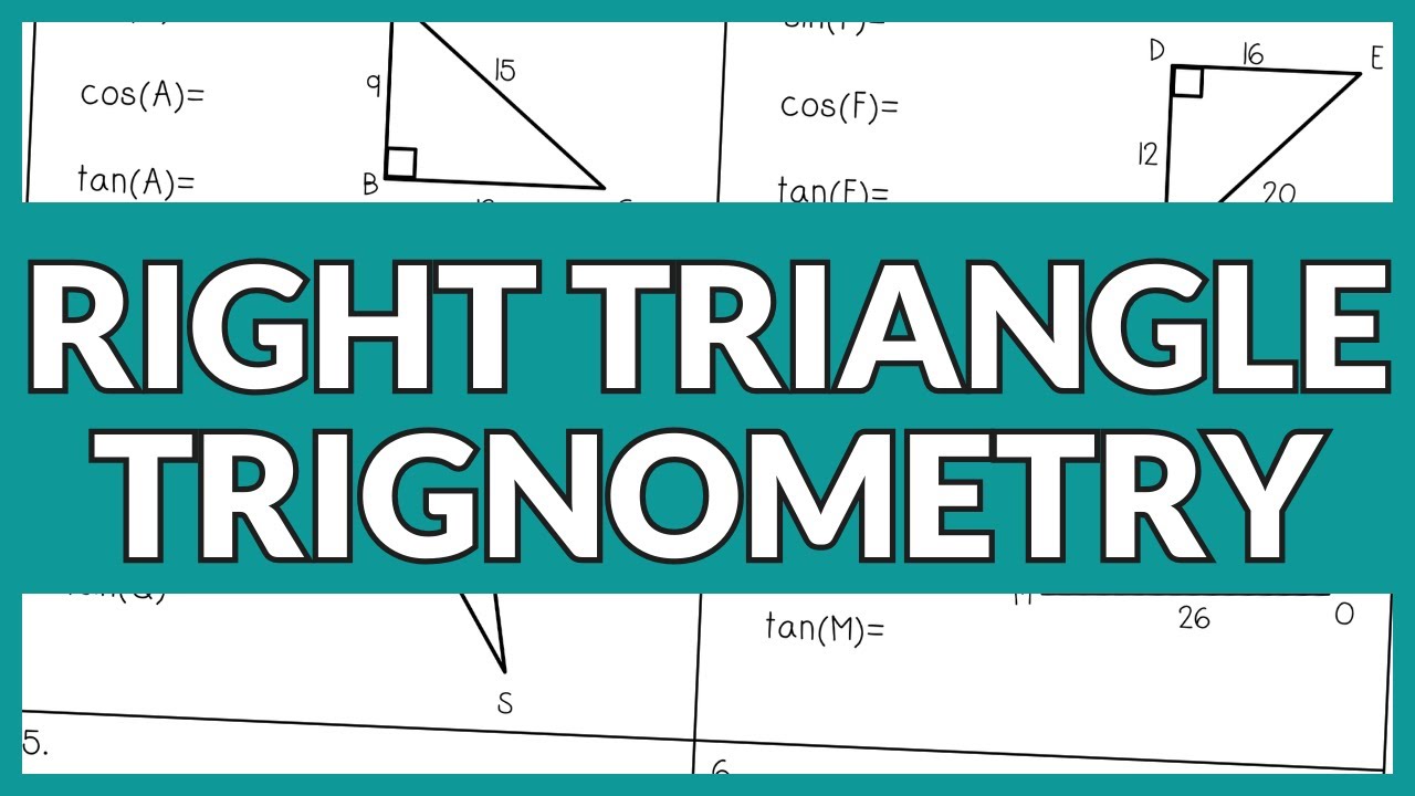 Using Trig to Finding a Missing Side of a Triangle High School Geometry ...