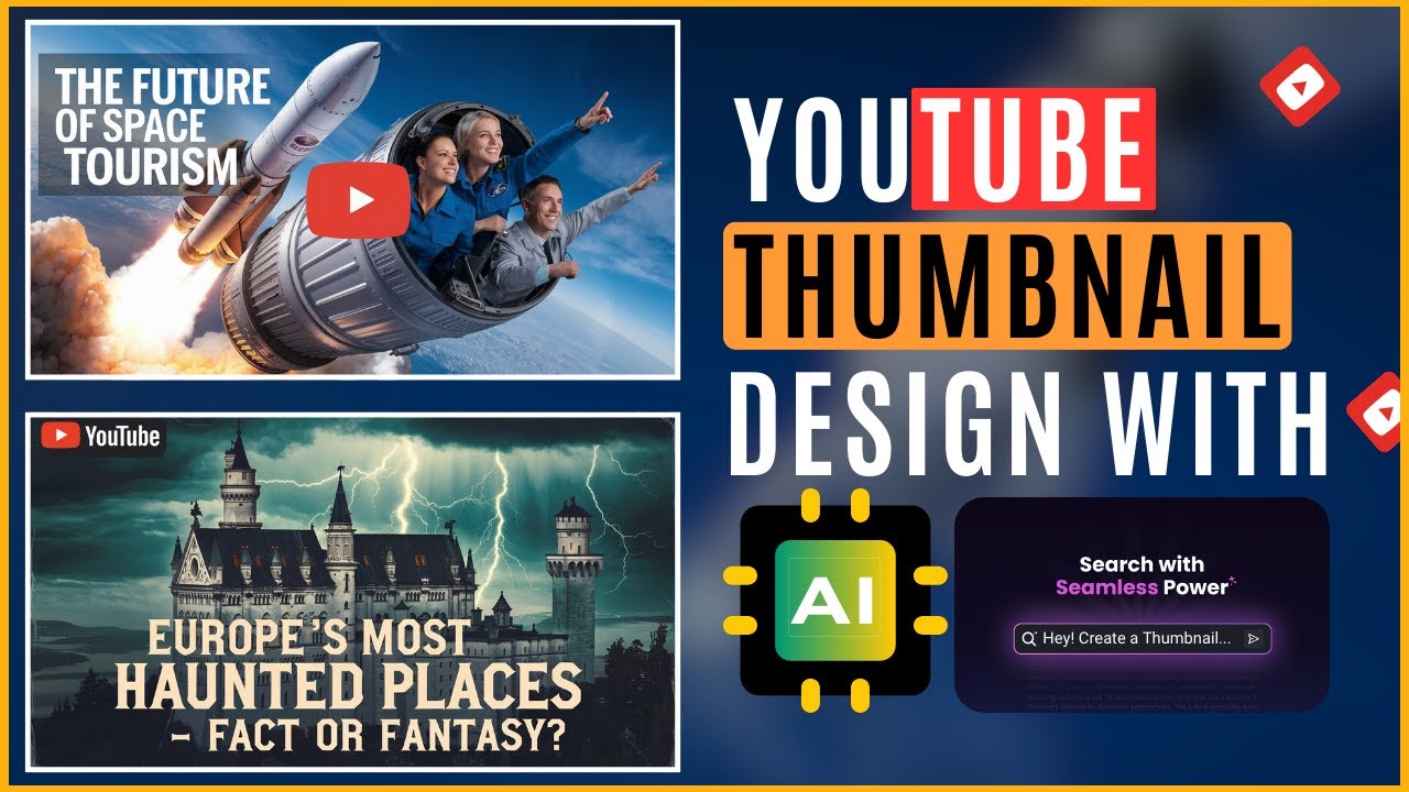 Lucrative & Professional Thumbnail Design with AI in Less than 2 ...