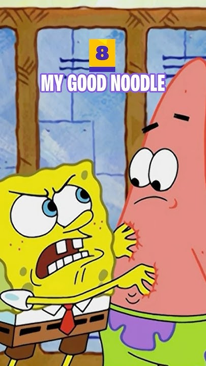 every time someone says "Noodle" 🍜 | SpongeBob #shorts - YouTube