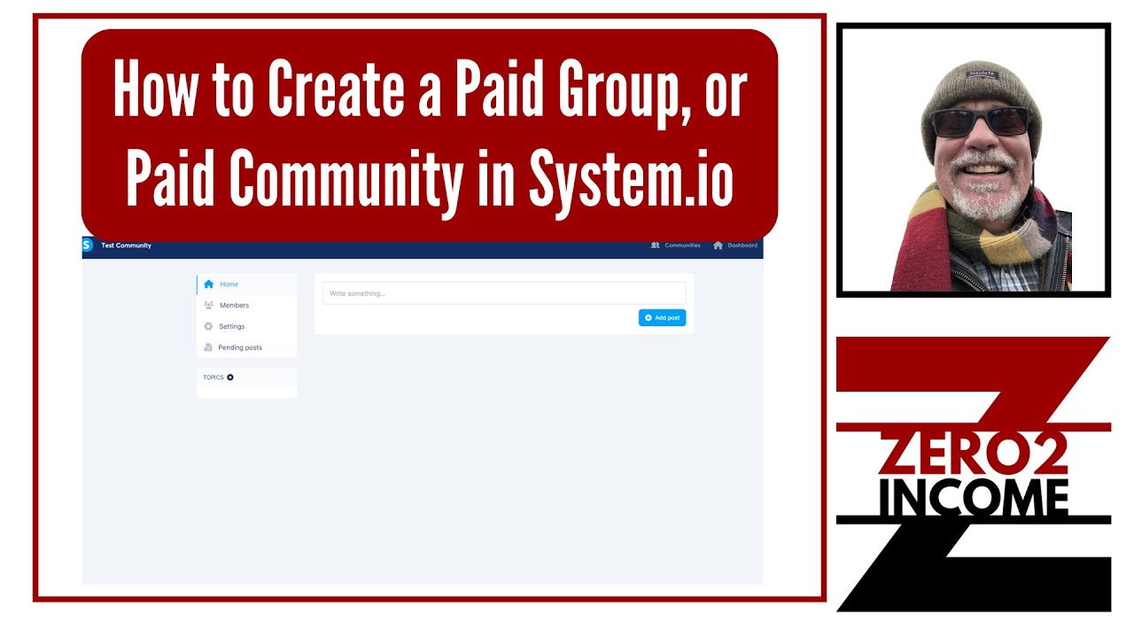 How to Create a Paid Group or Paid Community in Systeme.io - YouTube