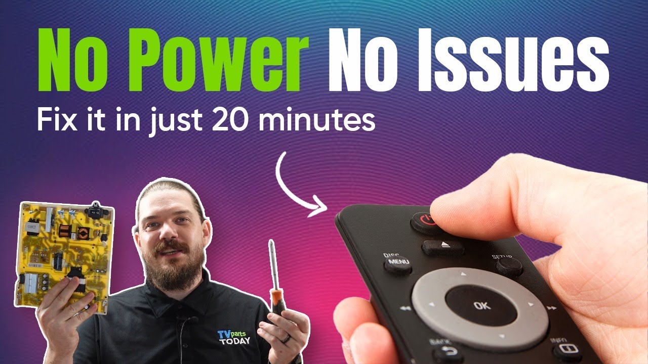 Does your TV have no power? TV Parts Today can help you get your TV ...