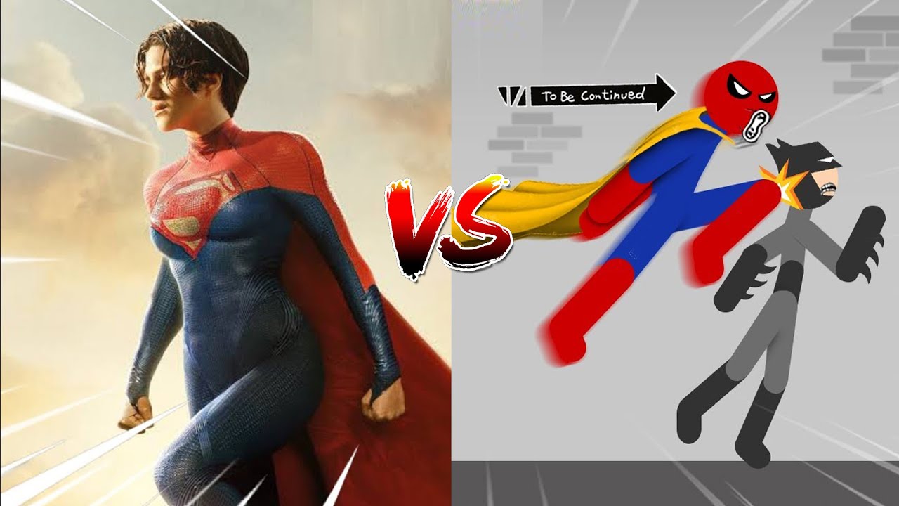Superman vs Stickman | Stickman Dismounting Funny Moments | FUNNY #1 ...
