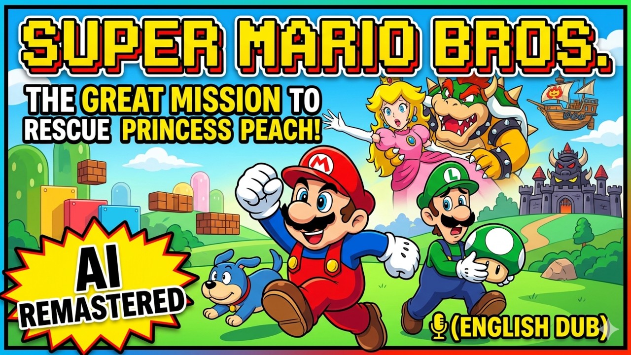 Super Mario Bros The Great Mission To Rescue Princess Peach AI ...