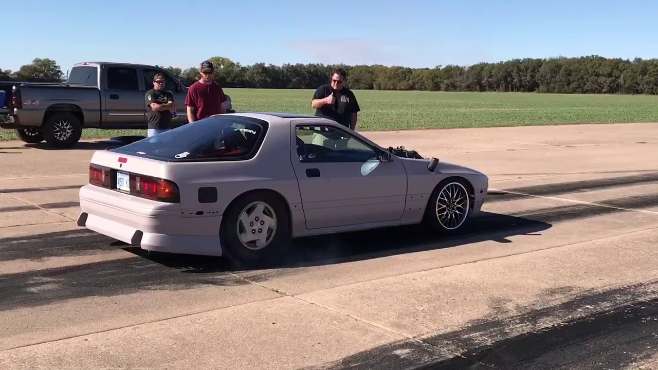 LS Turbo FC RX7 Test Runs - YouTube