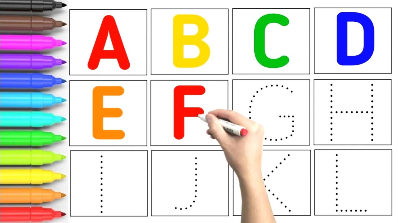 ABCD alphabet song, ABC Songs for children,123 counting, 1 to 100 ...