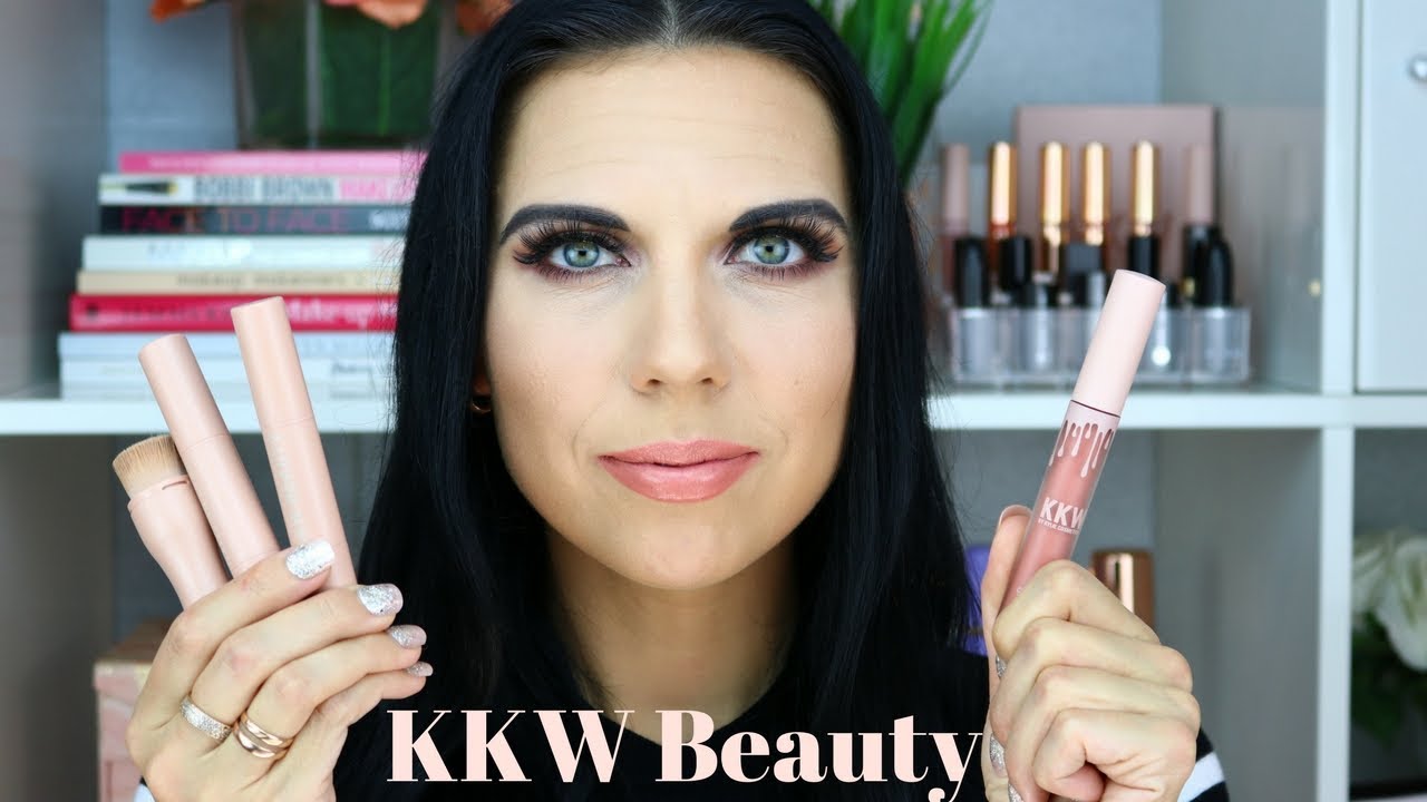 KKW Beauty Creme Contour and Highlight Kit - FIRST Impressions - YouTube