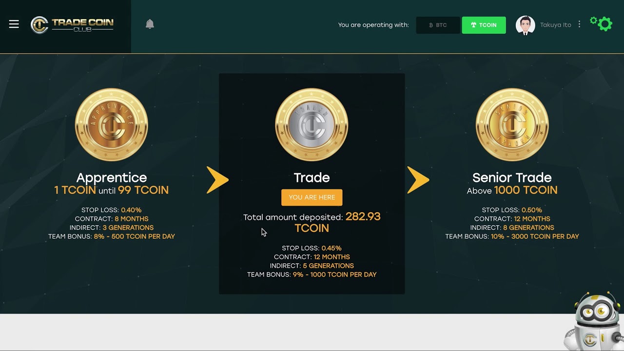 【TCOIN】TCC 配当のBitCoinをTCOINに両替（2018年1月18日） - YouTube