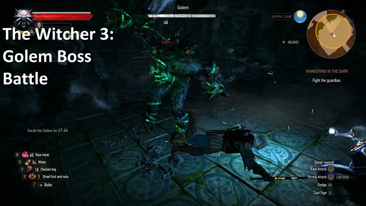 The Witcher 3: Wild Hunt - Golem - YouTube