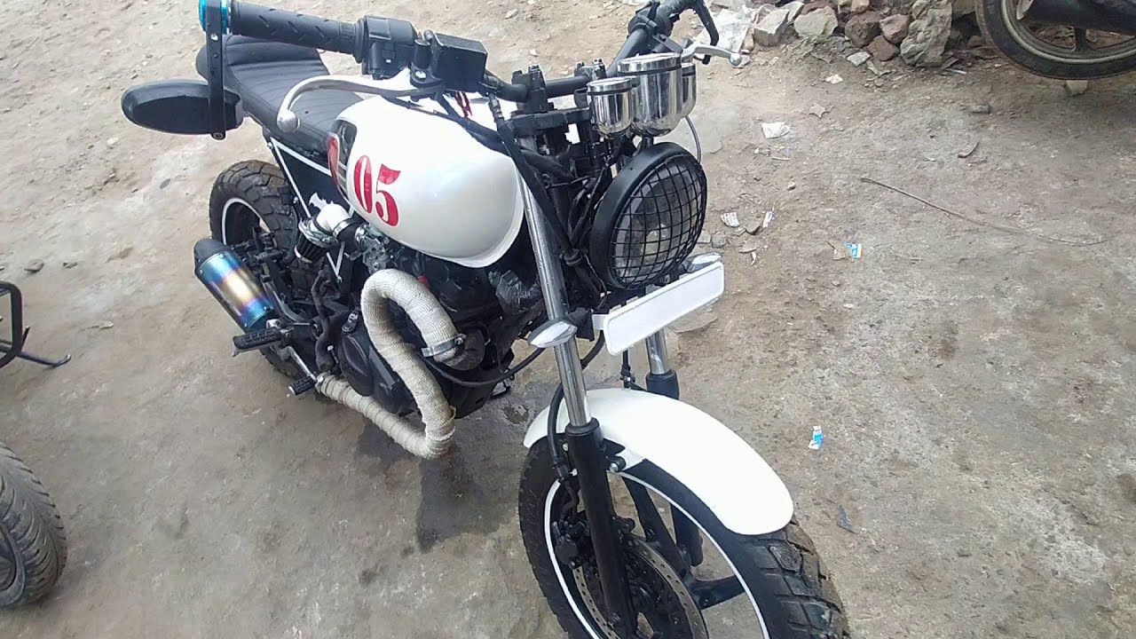 hero honda hunk modified in apl rider - YouTube