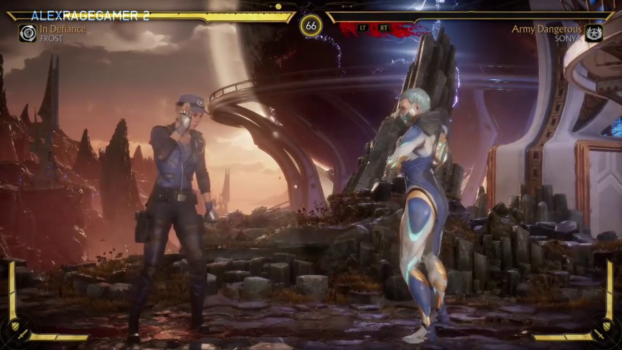 Mortal kombat 11 frost ice cold vs sonya blade i iced her in half ...