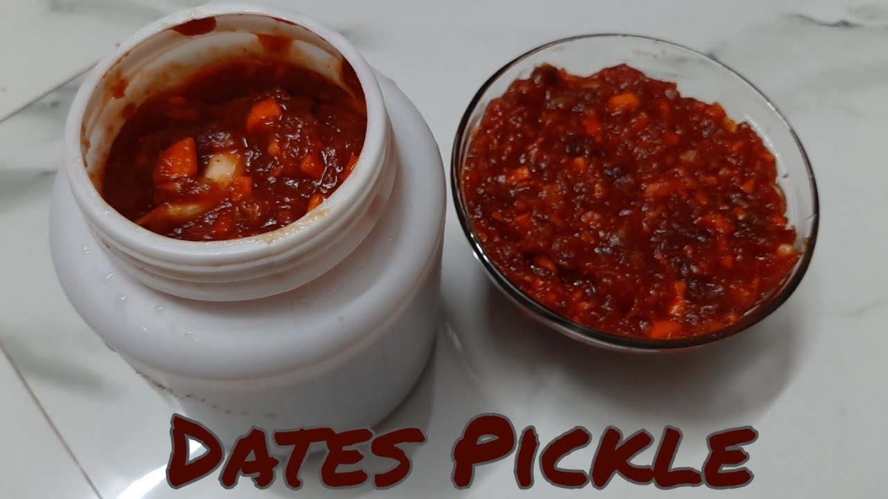 മലബാർ സ്പെഷ്യൽ ഈന്തപഴം അച്ചാർ|| Dates pickle||Enthapazham Achar ...