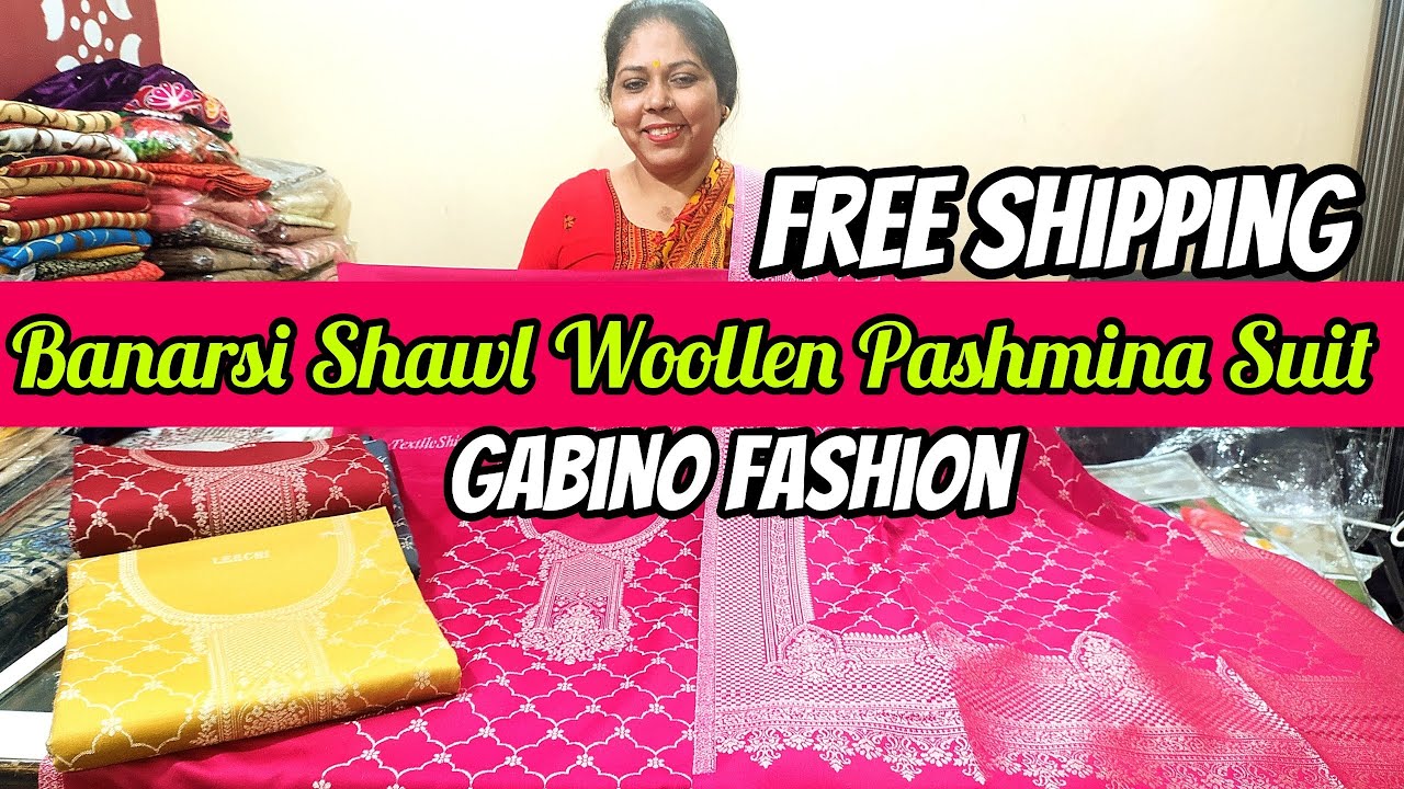 Buy Pure Woolen Suit Stole Shawl | Kaani & Pashmina | Free Shipping ...