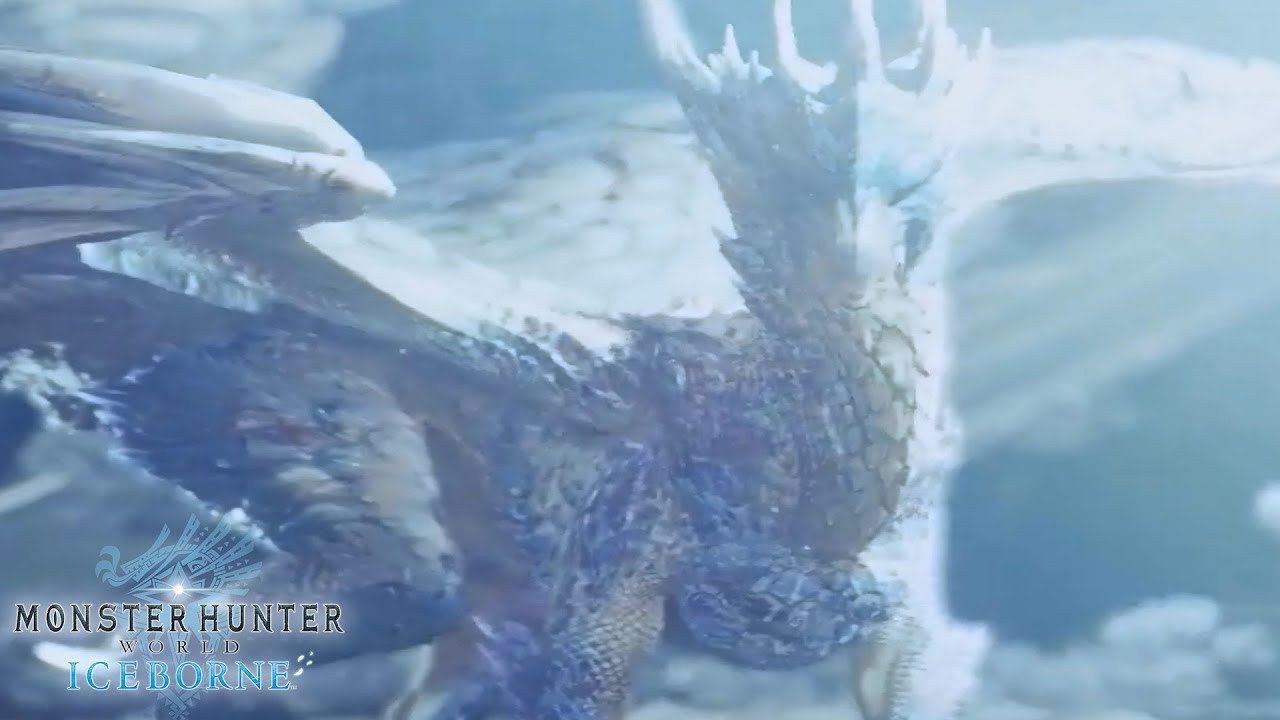 (MHW) Monster Hunter World Iceborne I Velkhana Monster Intro Cutscene ...