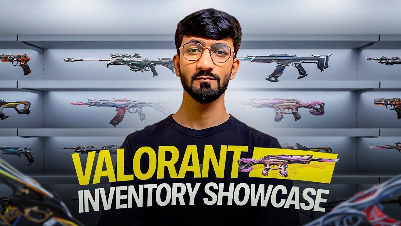 ₹1000000 Valorant Inventory Showcase - YouTube