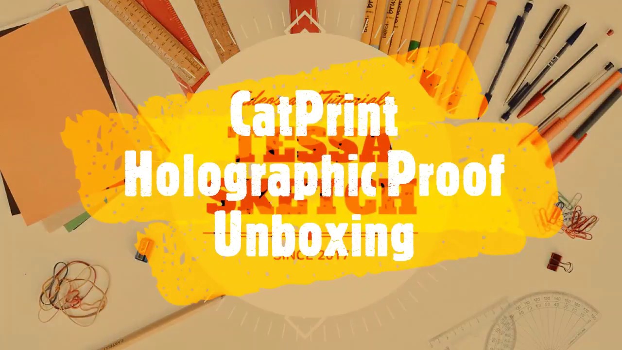Unboxing: CatPrint Holographic Proofs - YouTube
