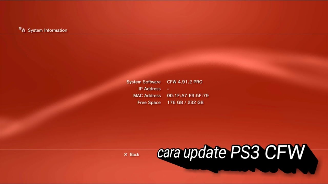 cara simpel buat update ps3 CFW 4.91 PRO - YouTube