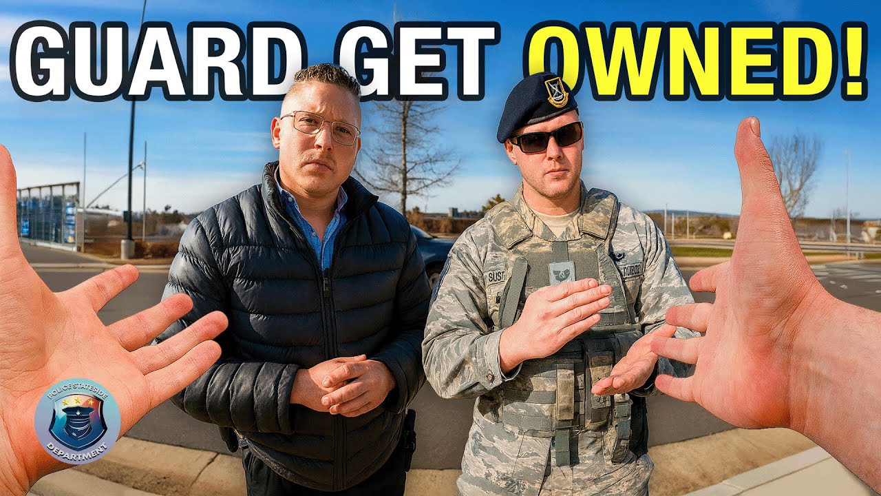 Shocking! When Bad Cop Puts Hands on Auditor Outside Air Force Base ...