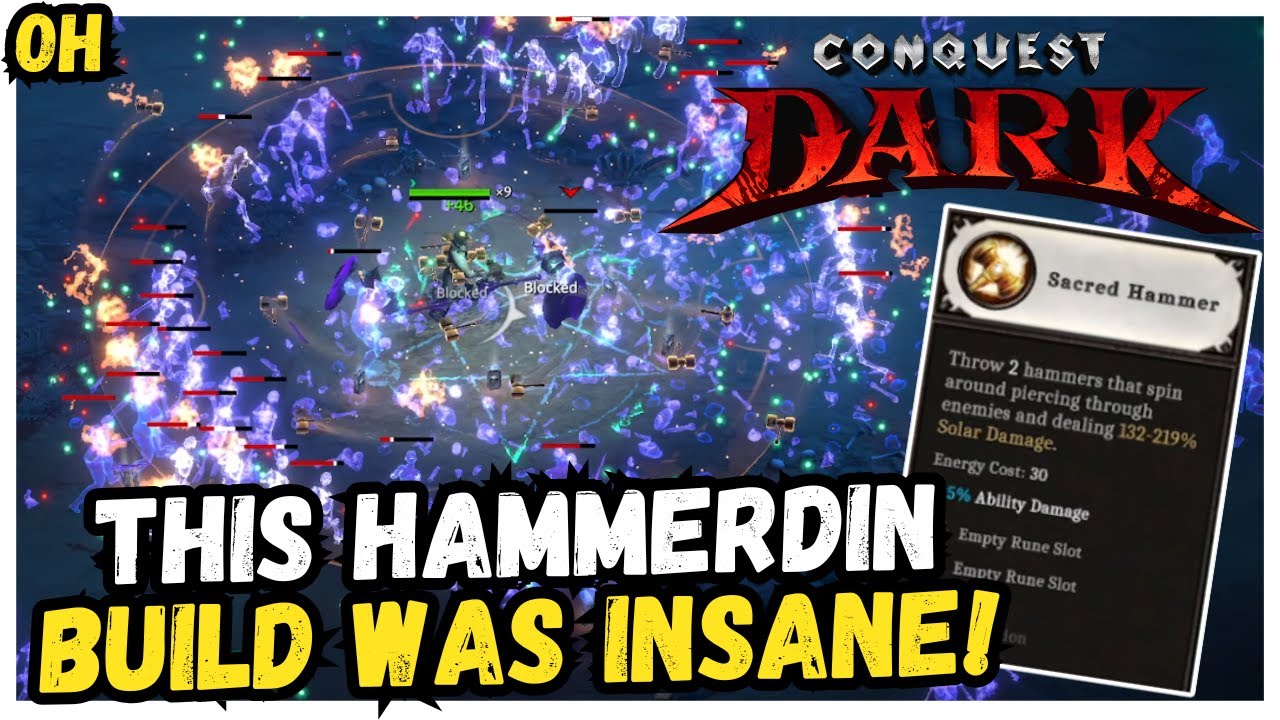 This HAMMERDIN Build Was INSANE! Conquest Dark! - YouTube