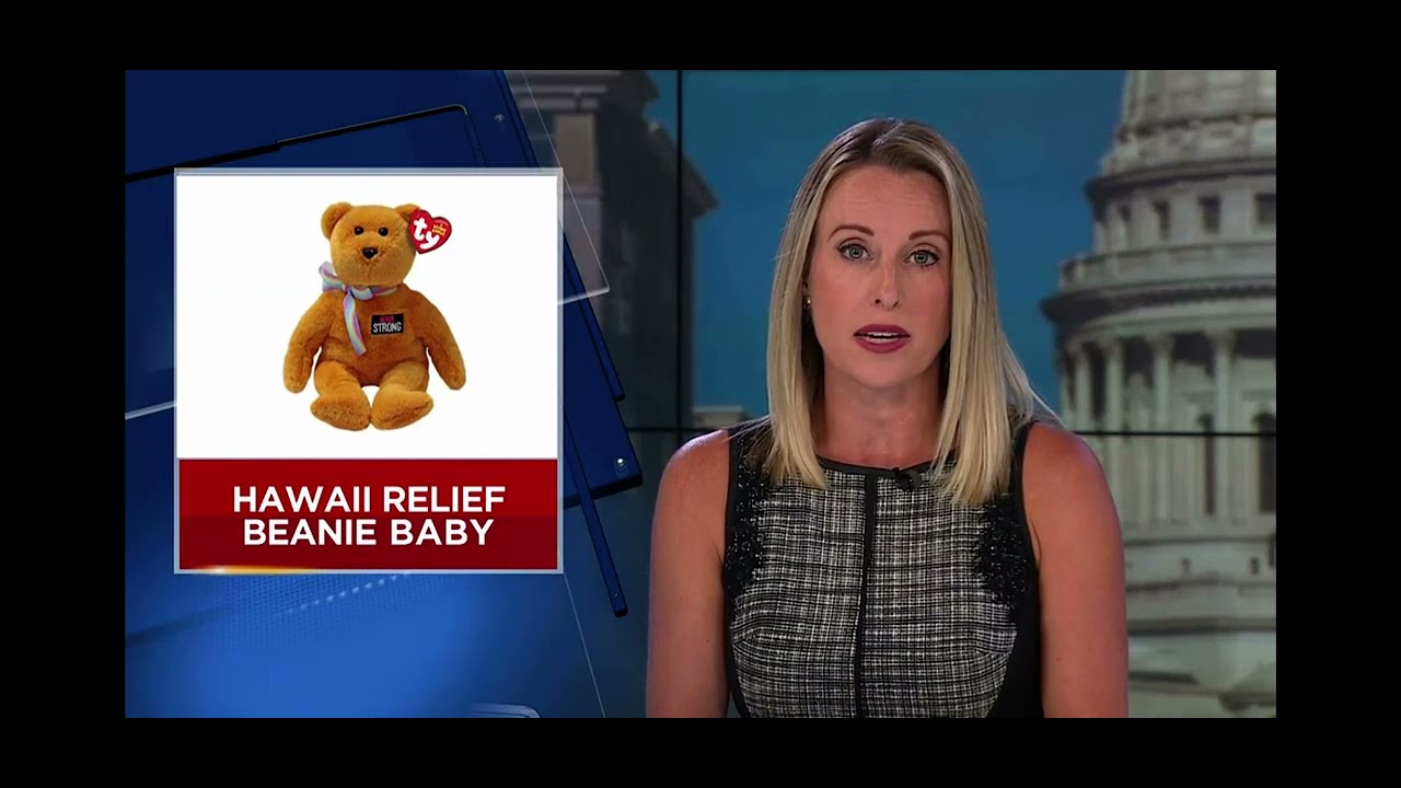 Maui Strong Aloha beanie bear release . Ty proceeds going to Red Cross ...