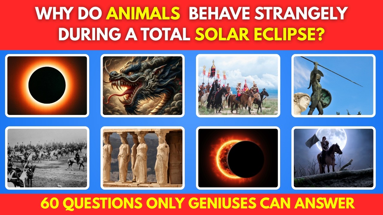 Solar & Lunar Eclipse Quiz 🌒 | 60 Mind-Blowing Eclipse Questions That ...