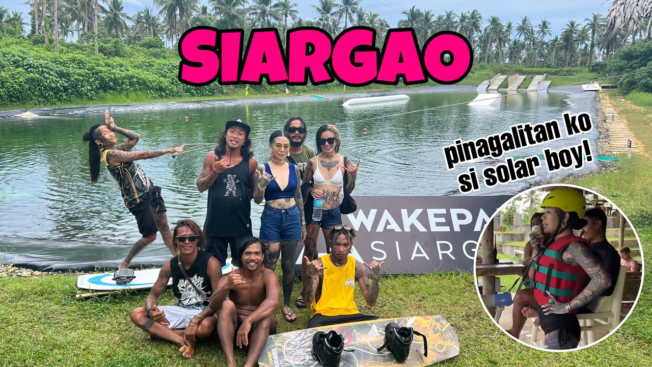 FIRST TIME NAMIN MAG WAKEBOARDING | SIARGAO DAY 4 | CZA BILLONES - YouTube