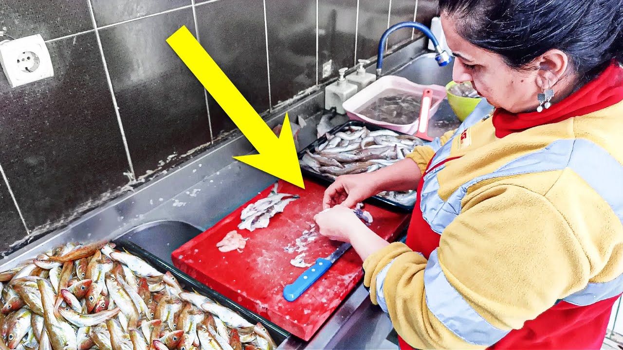 Fish Making Process From A Industrious Woman | How To Make Haddock Fish ...
