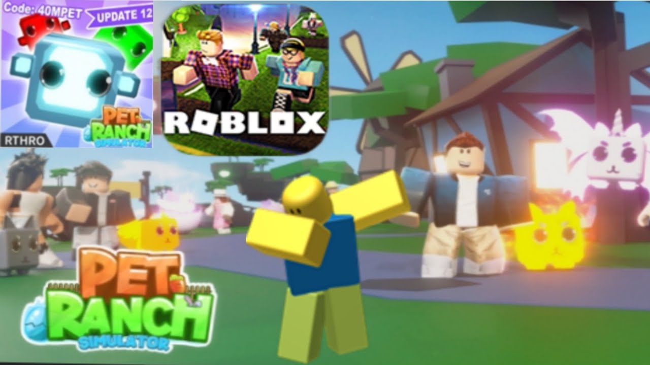 On chasse du nouveaux Pet sur Roblox [Roblox Pet ranch simulator] - YouTube
