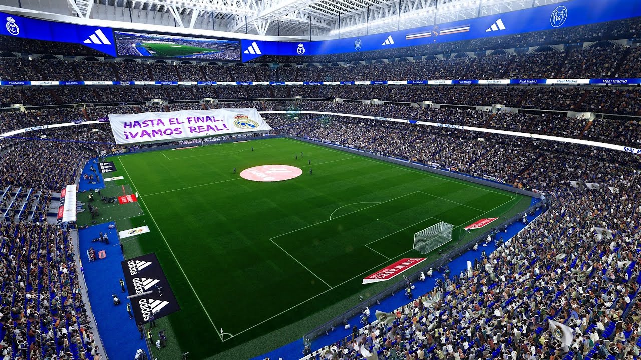 PES 2021 & Football Life 2024 Santiago Bernabéu 2024 Update New Version ...