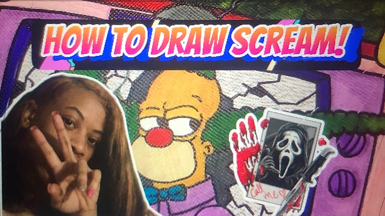 Come watch me draw Scream‼️ - YouTube