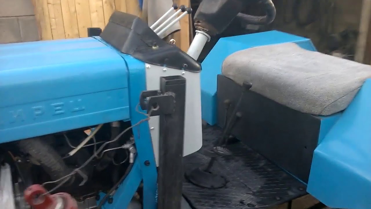 Самодельный минитрактор 4х4 от Олегжана Tractor homemade 4х4 - YouTube