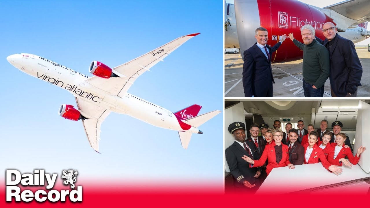Virgin Atlantic's first 100% sustainable aviation fuel flight takes off ...