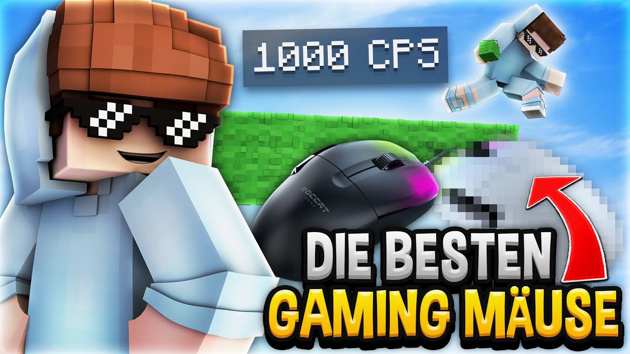 Ich TESTE die BESTEN GAMING MÄUSE in Minecraft - YouTube