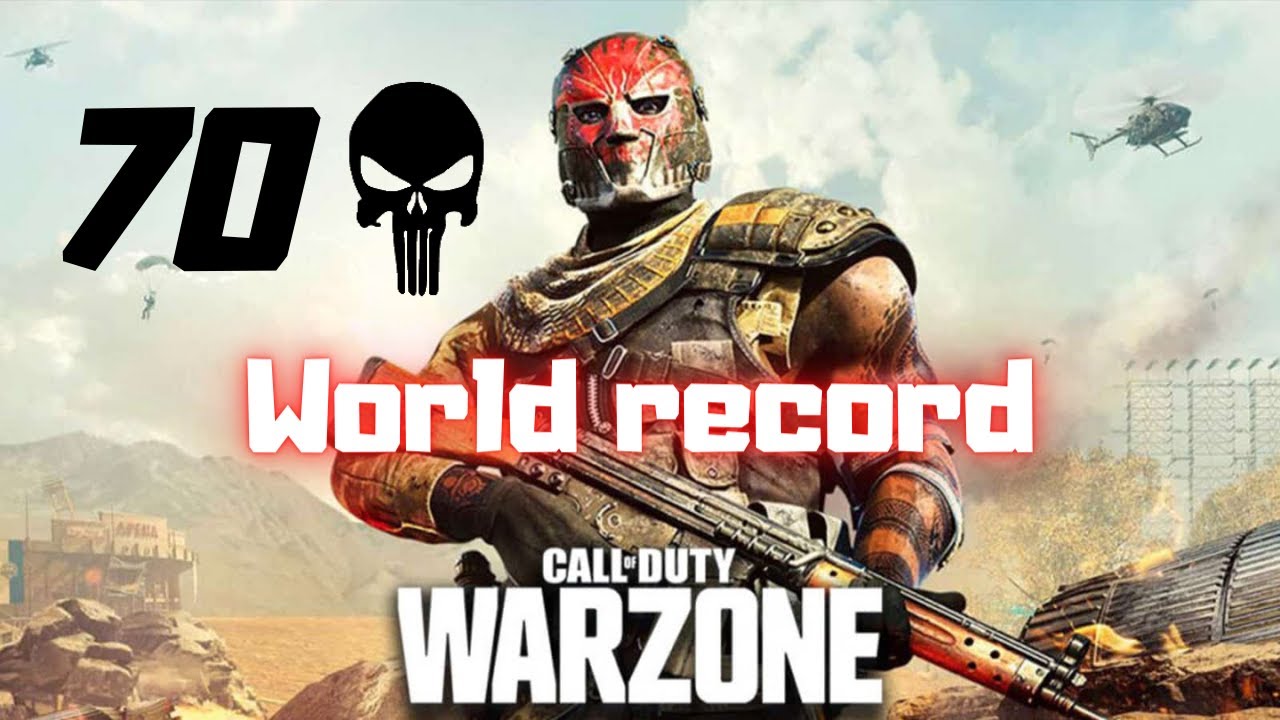 WORLD RECORD KILLS WARZONE SOLO VS SQUADS *70* (but there is no audio ...