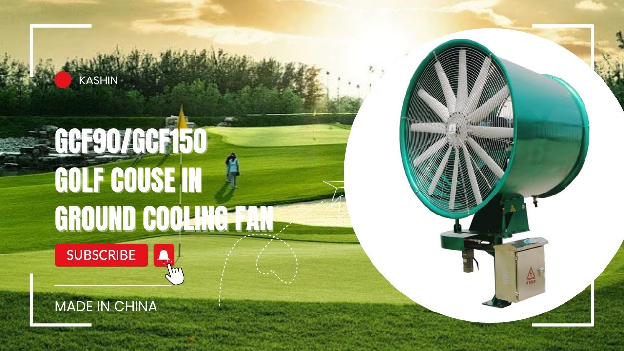 Cool off in style with Golf Course In Ground Cooling Fan the perfect ...