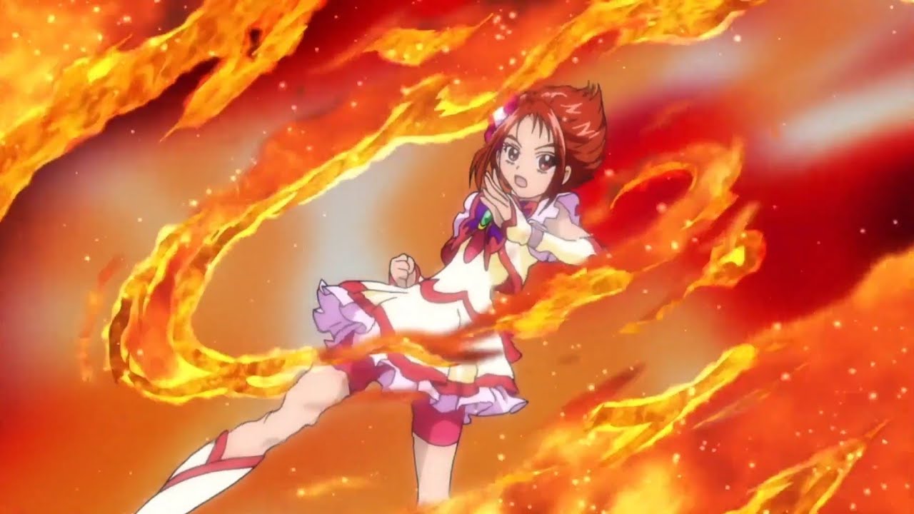 [1080p] Precure Metamorphose! (Cure Rouge Transformation) - YouTube