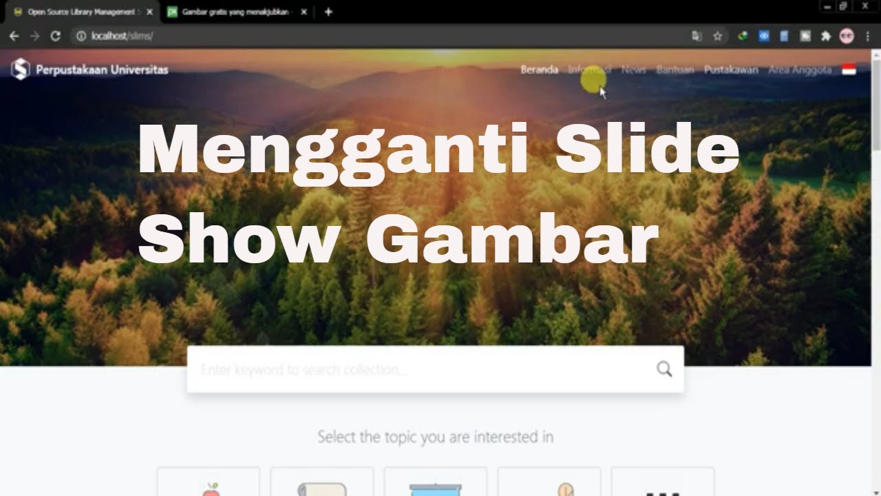 Tutorial Senayan Library Management System (SLiMS) 9 Bulian - Mengganti ...