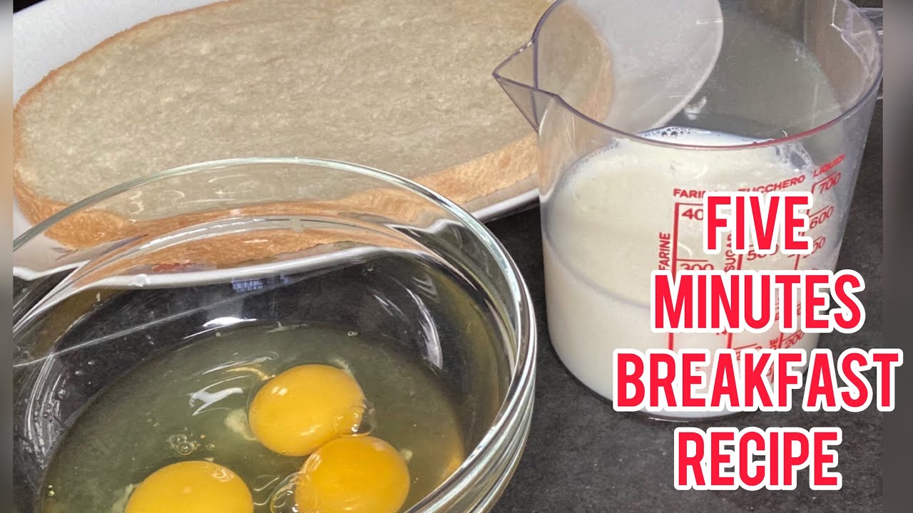 5 minutes Recipe Quick And Easy Breakfast Recipe - YouTube