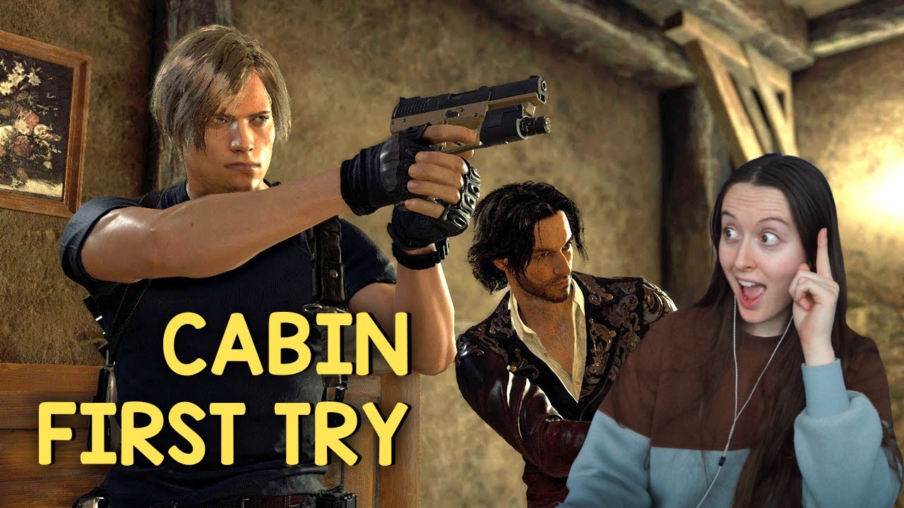 FIRST TRY PROFFESIONAL CABIN FIGHT - Resident Evil 4 Remake - YouTube