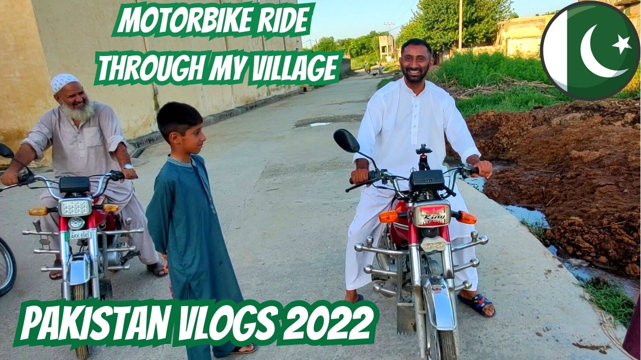 RIDING A MOTORBIKE In Pakistan AFTER 4 YEARS! Ghourghushti Village Ride ...