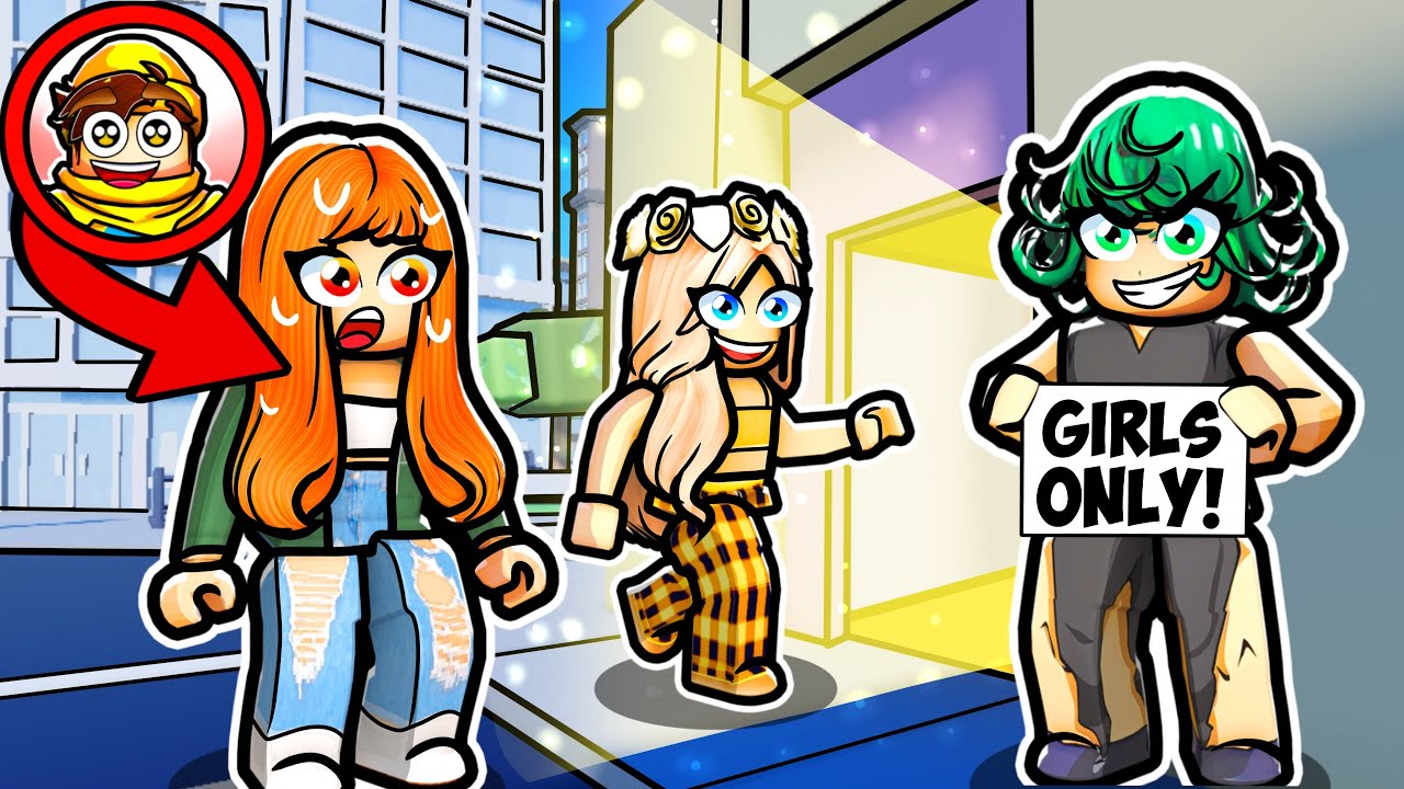 I Snuck Into A GIRLS ONLY PARTY In ROBLOX... - YouTube