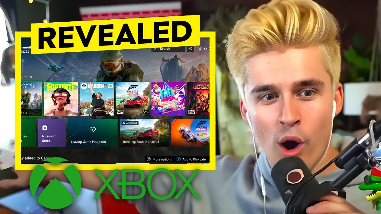 NEW Xbox Home Dashboard REVEALED.. - YouTube
