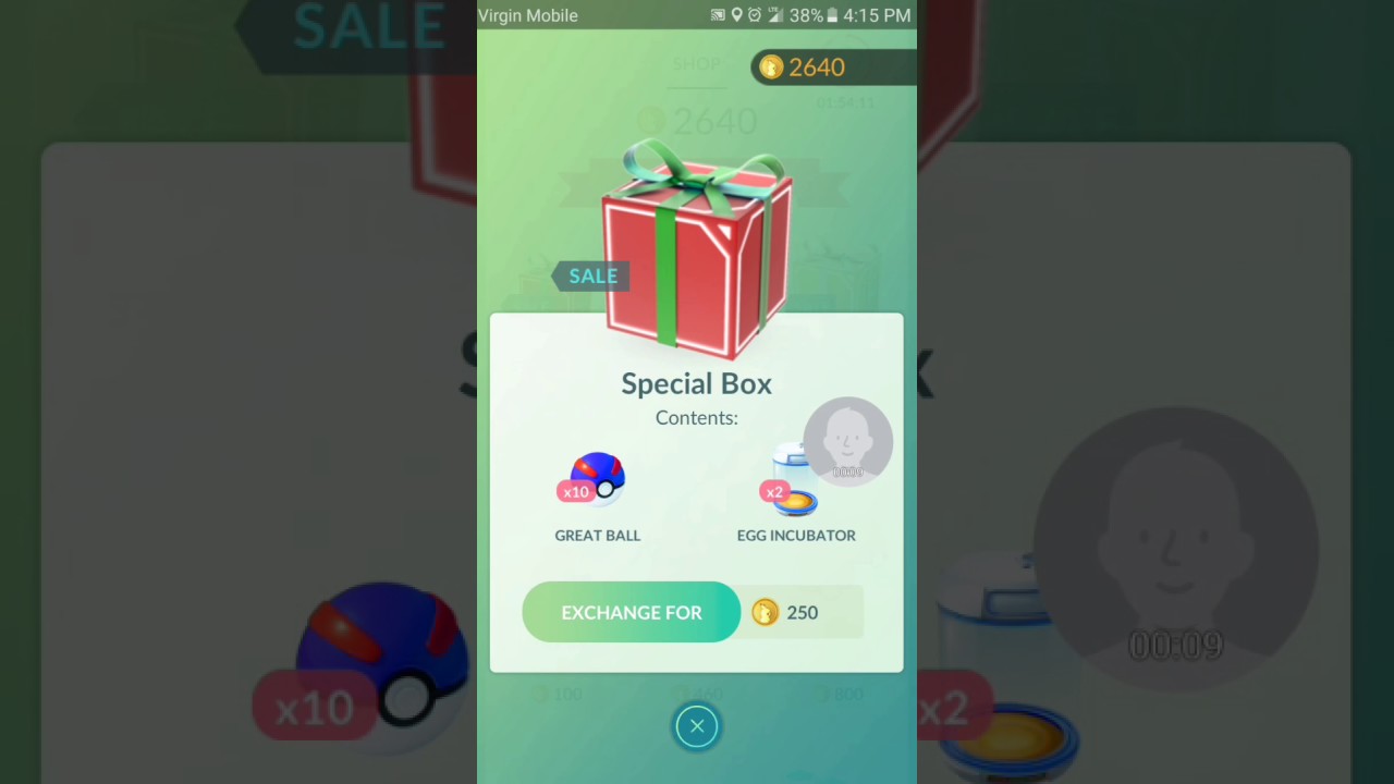 Pokemon Go - New Gift Boxes in the Shop - YouTube