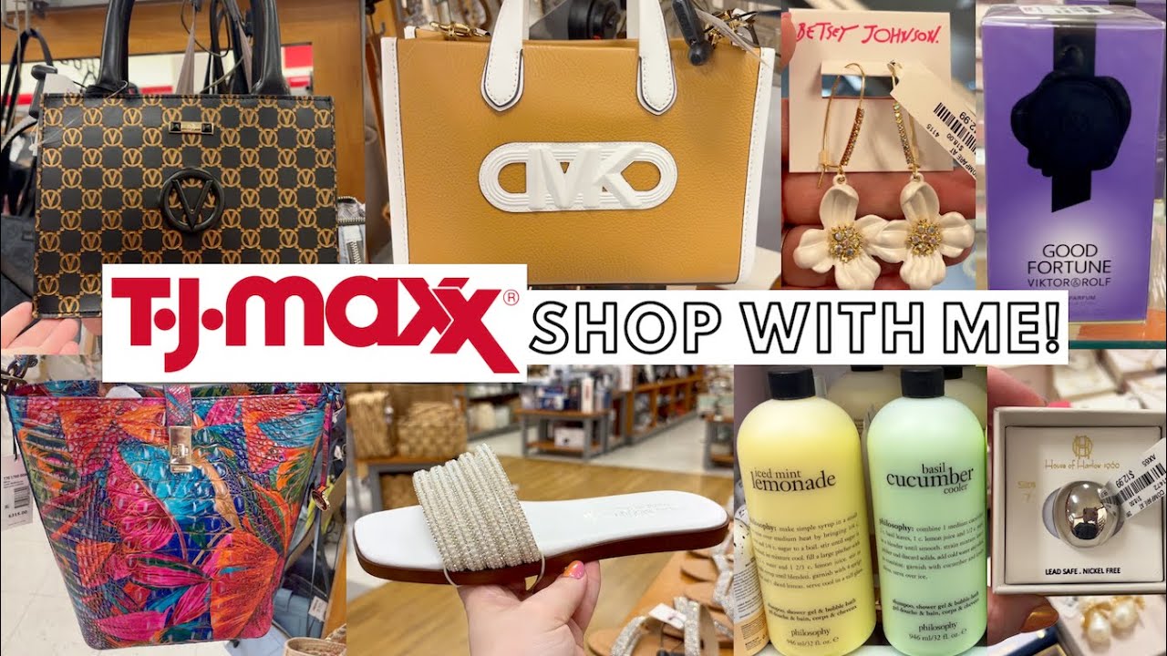 TJ MAXX SHOP WITH ME 2024 | DESIGNER HANDBAGS, SHOES, JEWELRY, NEW ...
