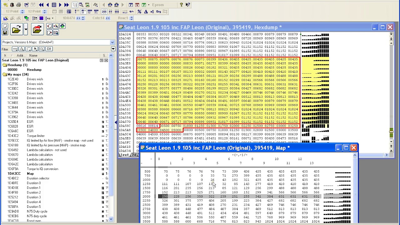 214 Finding edc16 maps 14 Start of Injection maps SOI - YouTube
