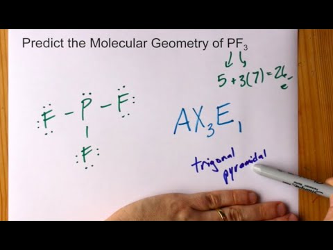 Predict Molecular Geometry of PF3 (phosphorus trifluoride) - YouTube