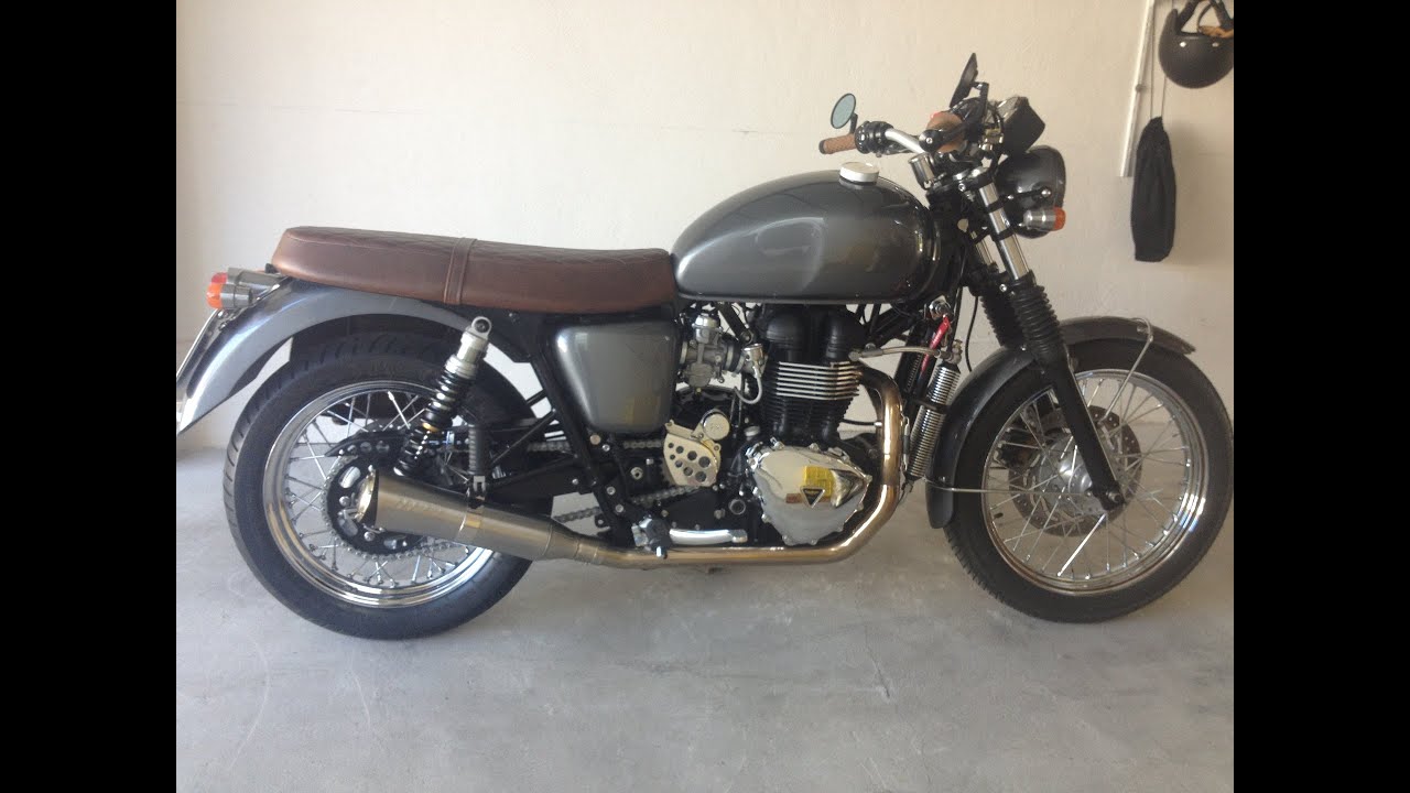 Triumph Bonneville T 100 Dyno Run - YouTube