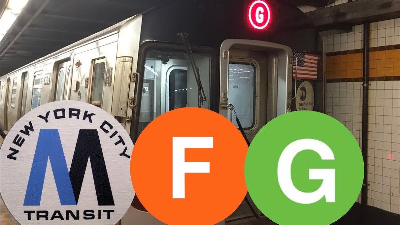 MTA NYCT: (F) (G) Trains Action at 7av [Brooklyn Side] - YouTube